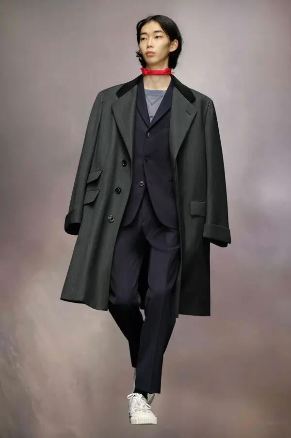 MAISON MARGIELA Wool Coat - Black