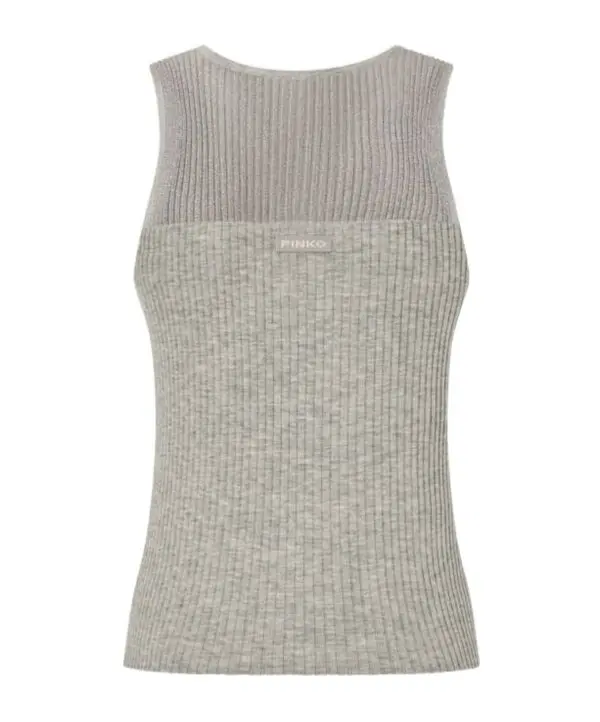 Pinko Ribbed Sleeveless Top