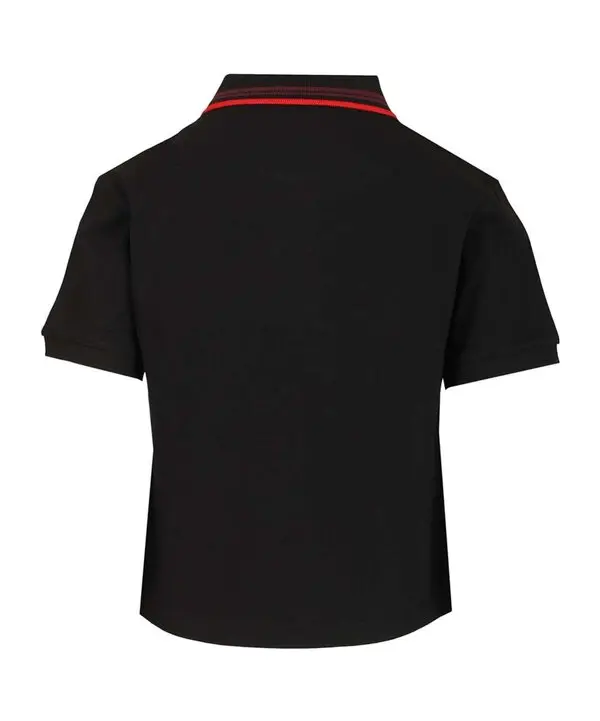 VIVIENNE WESTWOOD Short Sleeve Polo Shirt With Embroidered Saturn Logo