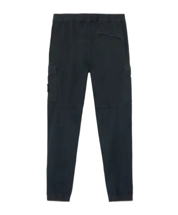 Stone Island Elasticated-cuff Cargo Trousers - Blue