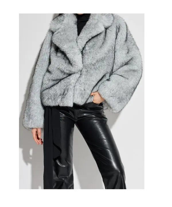 STAND STUDIO India Faux Fur Jacket