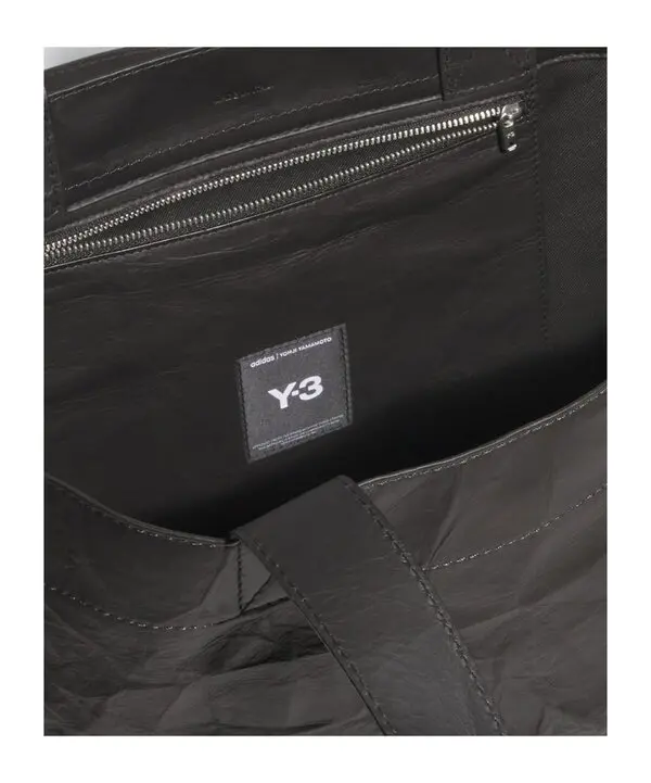 Y3 Leather Tote Bag