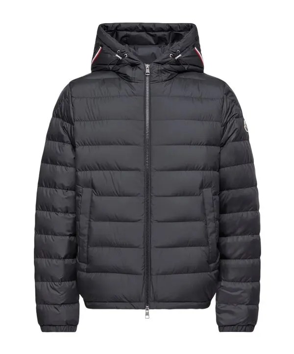 Moncler Hooded Zip-up Padded Jacket - Black
