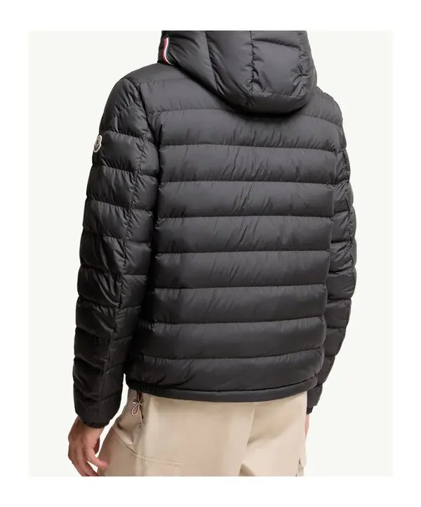 Moncler Hooded Zip-up Padded Jacket - Black