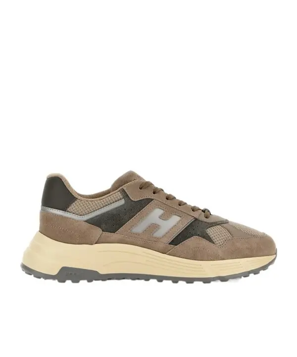 Hogan Hyperlight Lace-up Sneakers - Gray-brown
