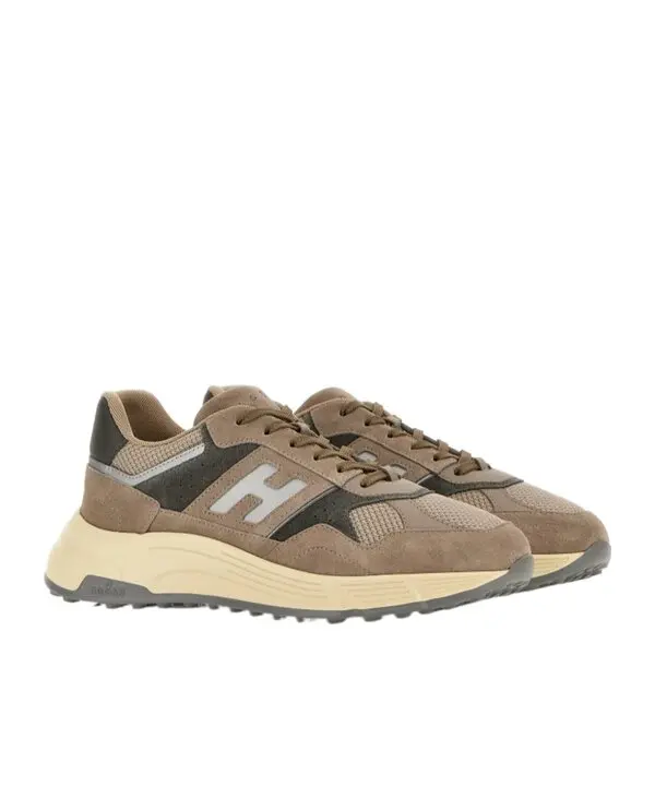 Hogan Hyperlight Lace-up Sneakers - Gray-brown