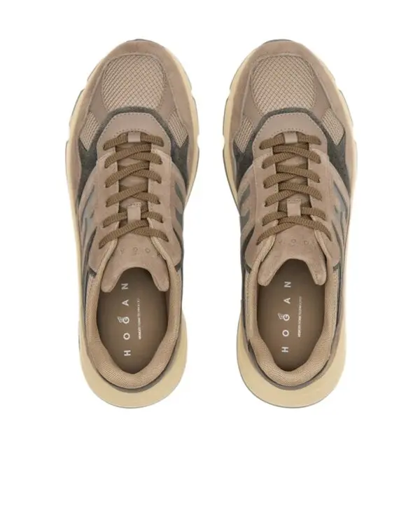 Hogan Hyperlight Lace-up Sneakers - Gray-brown
