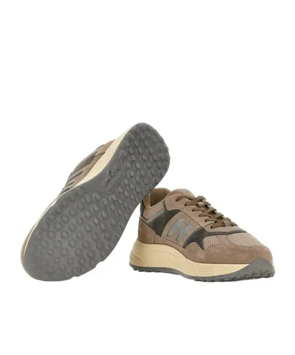 Hogan Hyperlight Lace-up Sneakers - Gray-brown