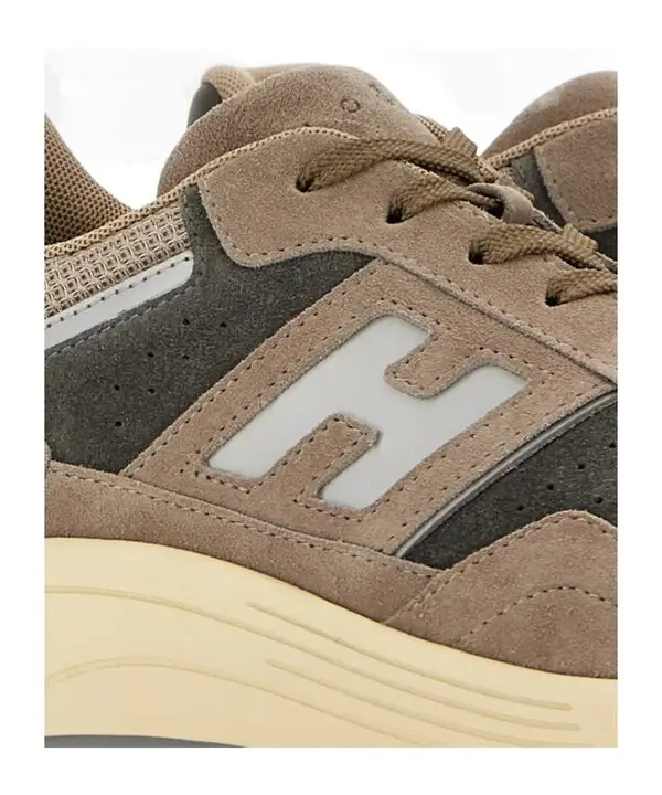 Hogan Hyperlight Lace-up Sneakers - Gray-brown