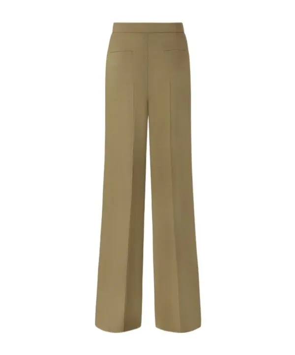 Pinko Stretch Pleated Wide-leg Trousers - Brown