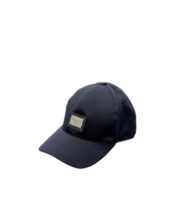 Dolce & Gabbana Dolce Gabbana Logo Plaque Baseball Cap - Black