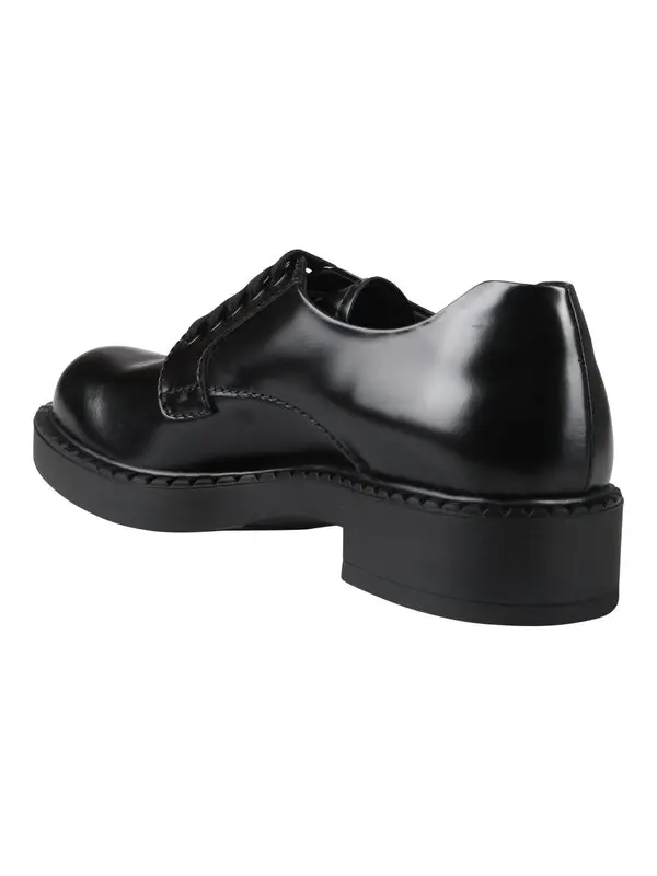 Prada Brushed Leather Derby Shoes