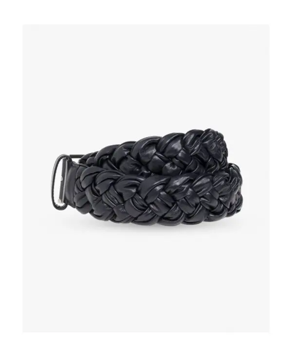 Bottega Veneta Intreccio Belt - Black