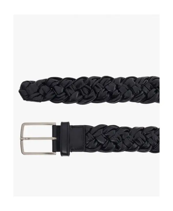 Bottega Veneta Intreccio Belt - Black