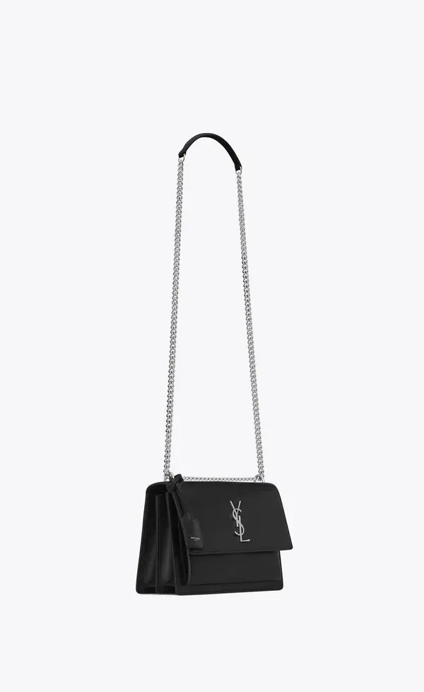 Saint Laurent Sunset Medium Shoulder Bag - Black