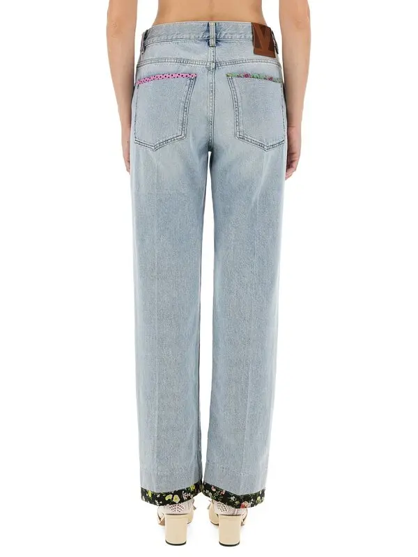 Valentino Garavani Belt Loop Jeans - Light Blue