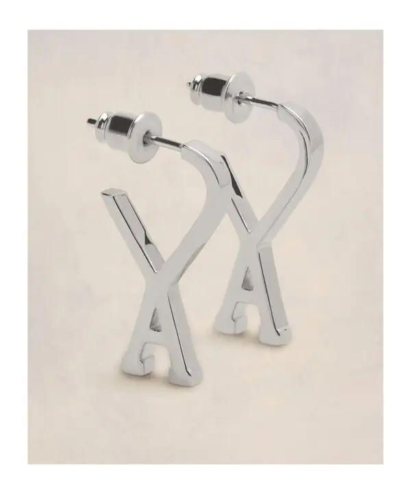 AMI Paris De Coeur Small Hoop Earrings