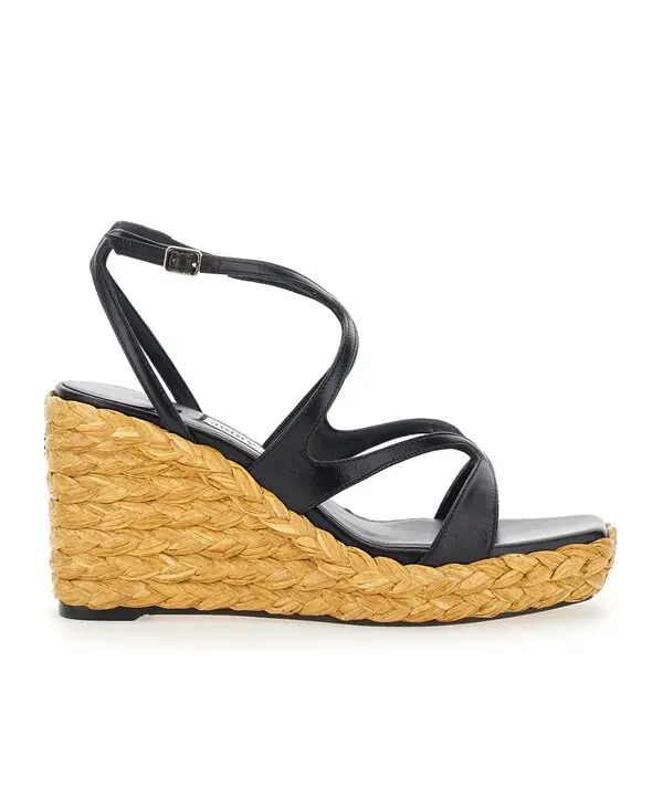 JIMMY CHOO Brigitte Wedge Sandals