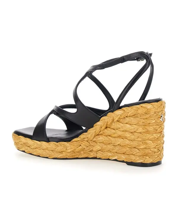 JIMMY CHOO Brigitte Wedge Sandals