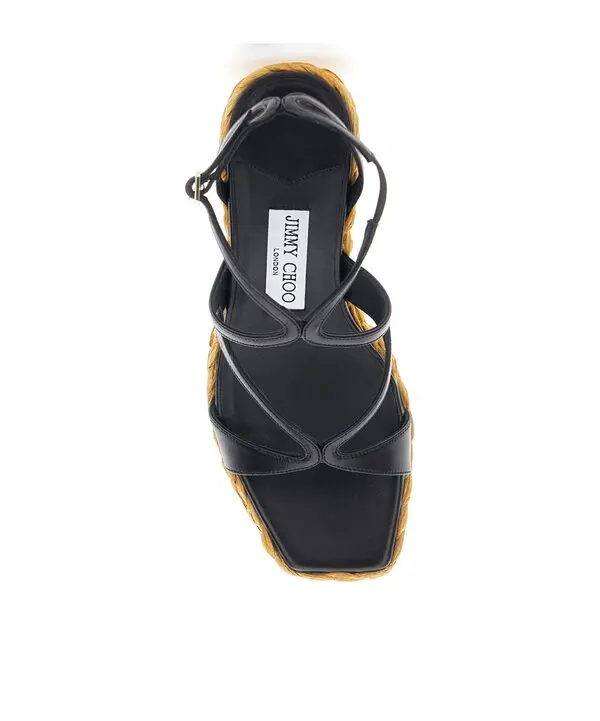 JIMMY CHOO Brigitte Wedge Sandals