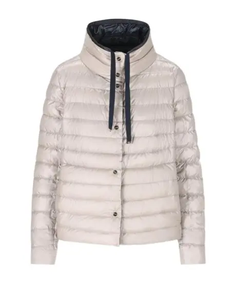 Herno Reversible Quilted Down Jacket - Blue Grey