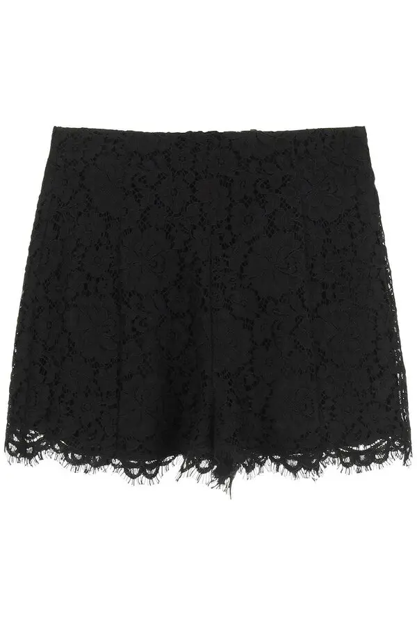 Red Valentino Lace Detail Shorts