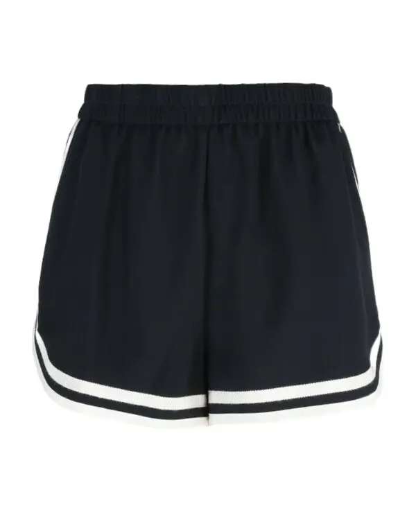 Red Valentino Elasticated Waist Track Shorts With Logo Detail