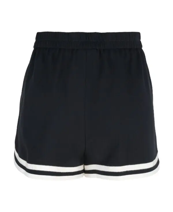 Red Valentino Elasticated Waist Track Shorts With Logo Detail