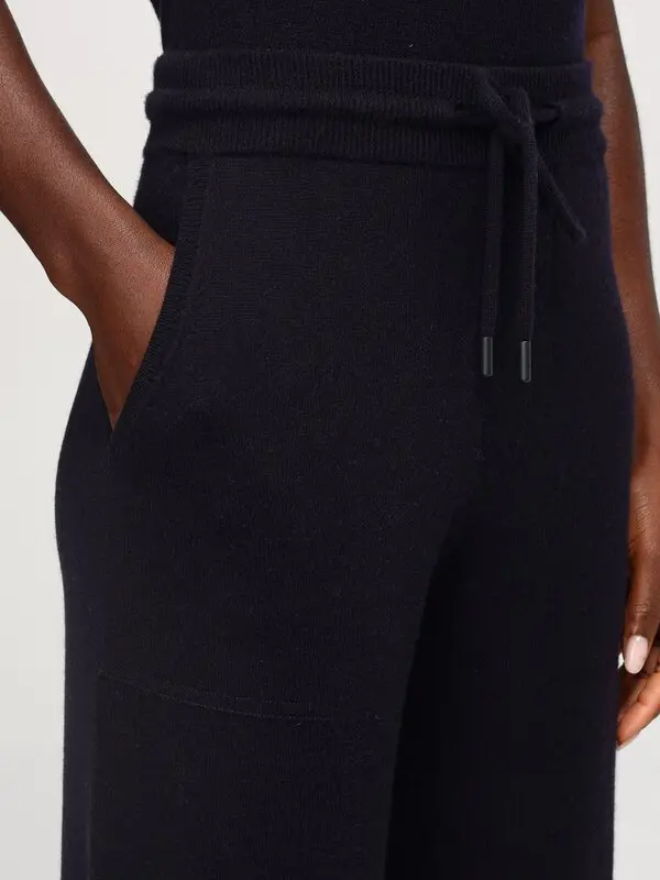 Max Mara Drawstring Straight Leg Pants - Black