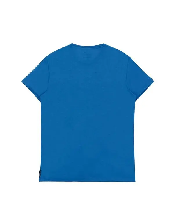 Emporio Armani Printed Round-collar Short-sleeved T-shirt