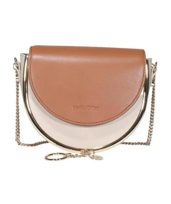 See By Chloé Color Blocked Chain Shoulder Bag