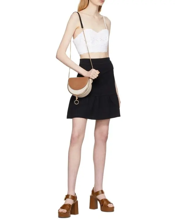 See By Chloé Color Blocked Chain Shoulder Bag