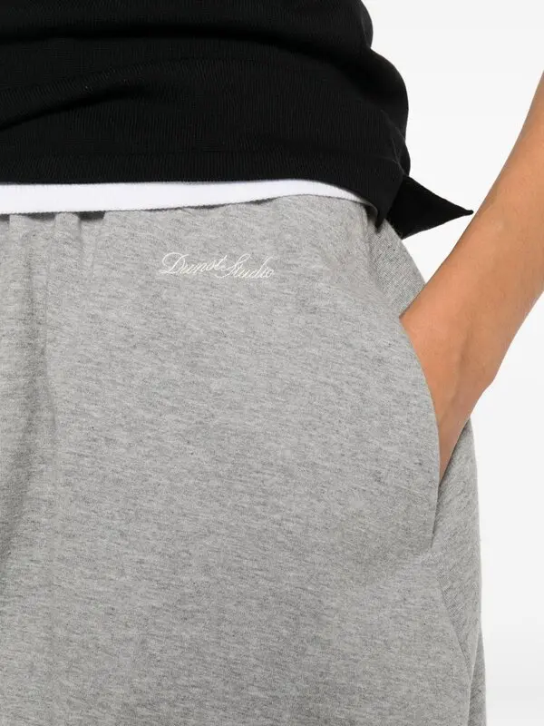 DUNST Bubble-hem Mini Skirt - Grey
