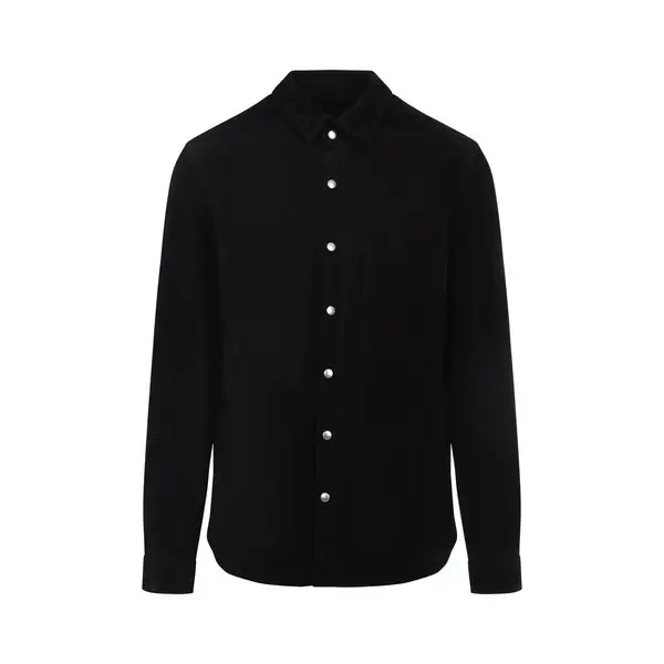 Rick Owens Buttoned Outershirt - Black
