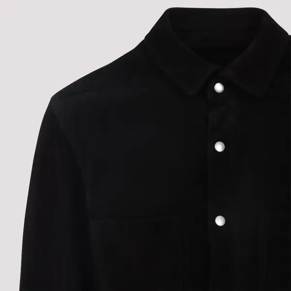 Rick Owens Buttoned Outershirt - Black