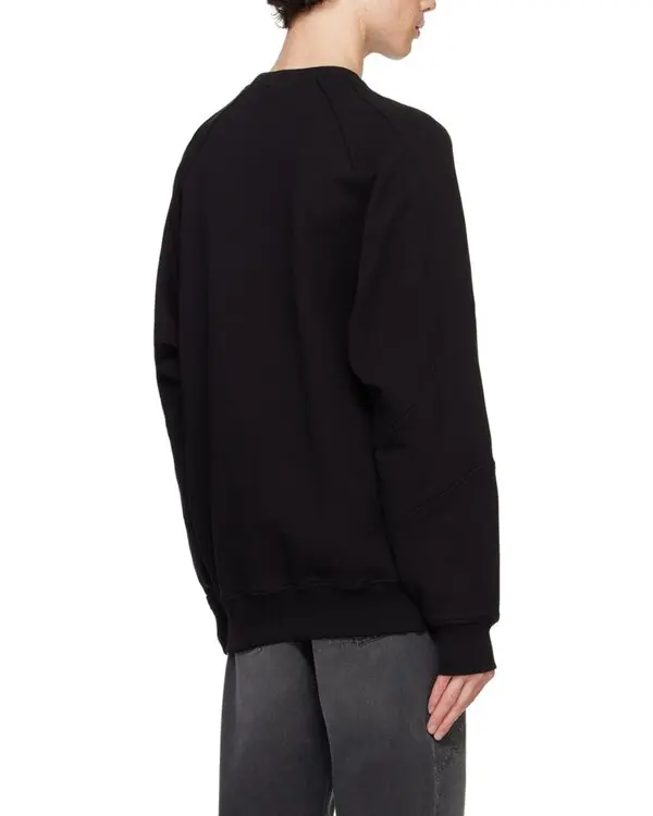 Balmain Vintage Logo Embroidered Oversized Sweatshirt