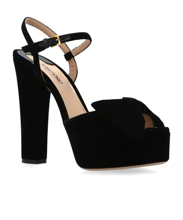 TOM FORD Bow Detailed Platform Sandals