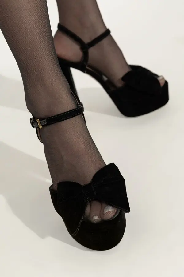 TOM FORD Bow Detailed Platform Sandals