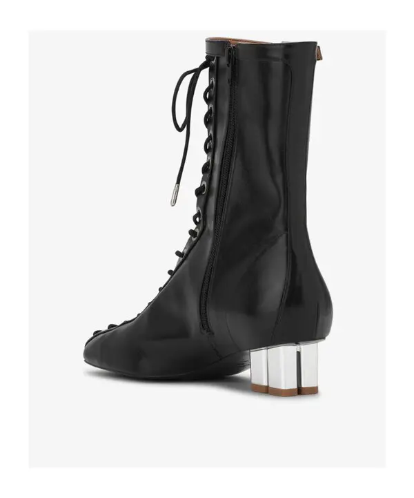 GANNI Lace-up Ankle Boots