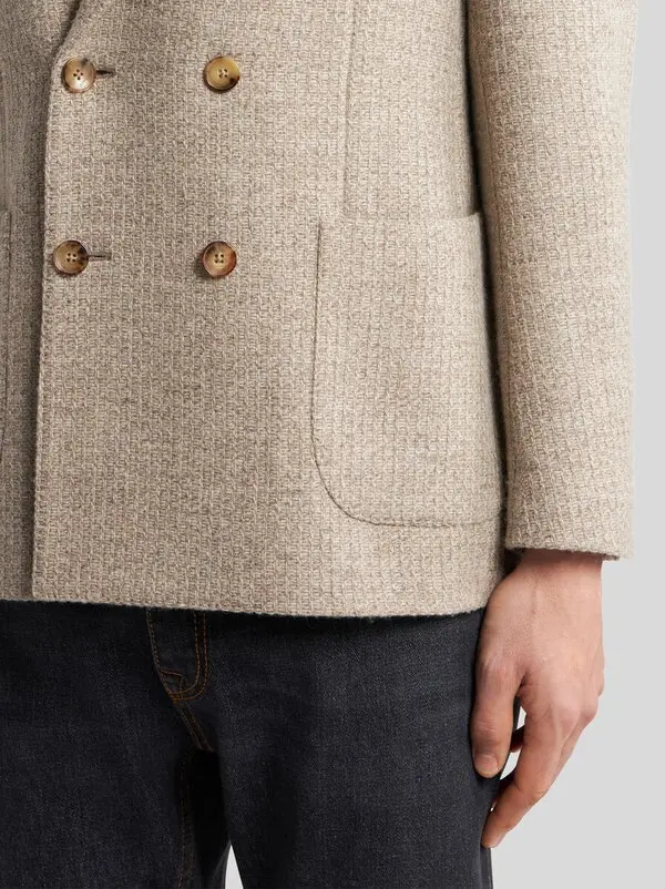 Etro Double-breasted Blazer With Pegaso Buttons