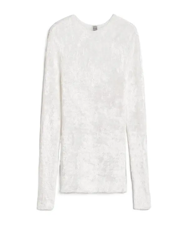 TOTEME Lolana Chenille Top - White