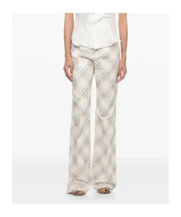 VIVIENNE WESTWOOD Checked Flared Pants - No