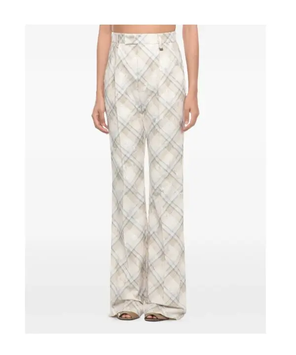VIVIENNE WESTWOOD Checked Flared Pants - No