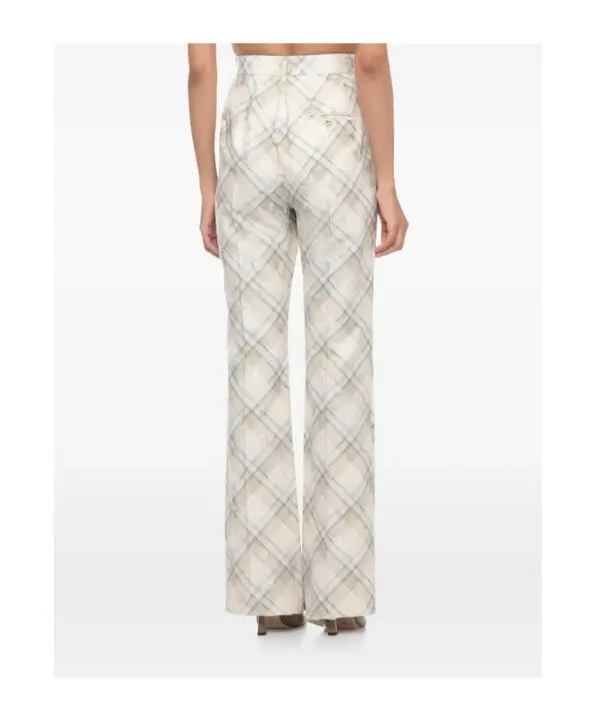 VIVIENNE WESTWOOD Checked Flared Pants - No