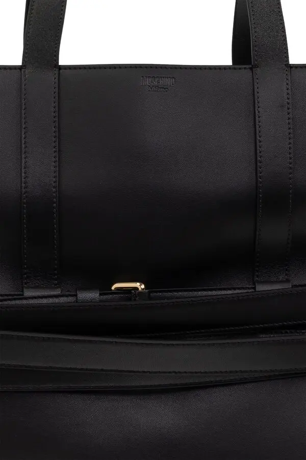 Moschino Embossed Tote Bag