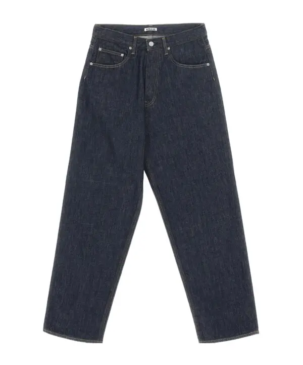 Auralee Straight-leg Cut Jeans - Black