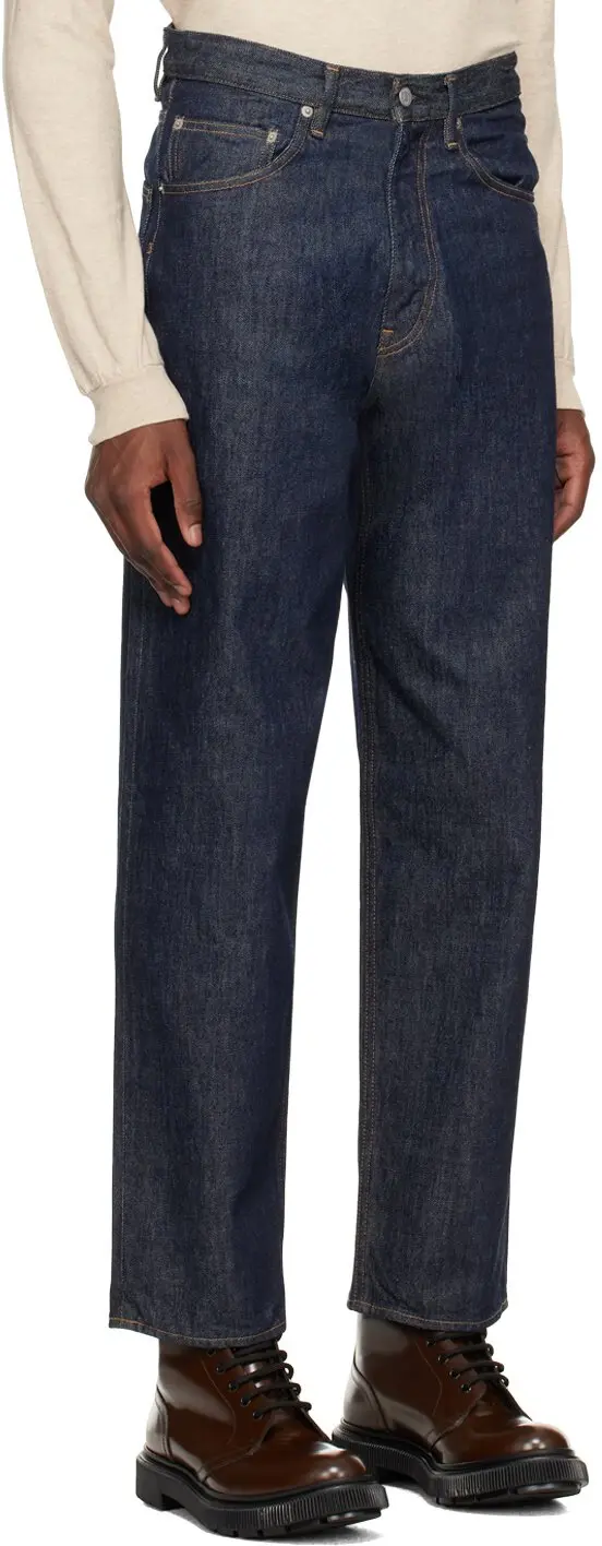 Auralee Straight-leg Cut Jeans - Black