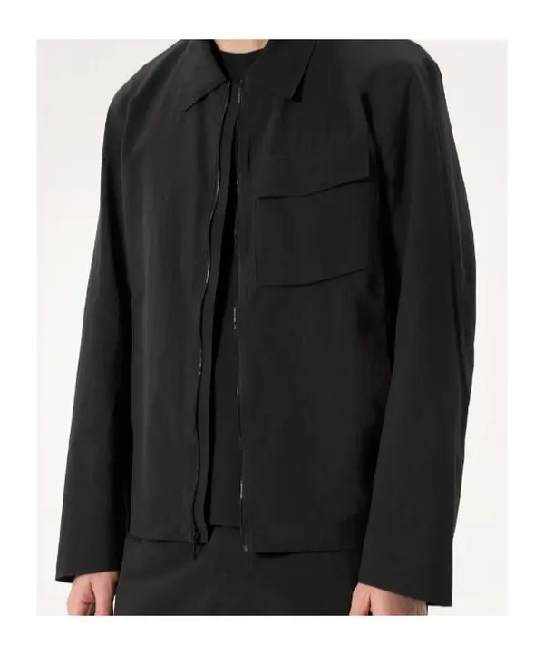 Veilance Spere Sl Zip-up Flap-pocket Jacket - Black