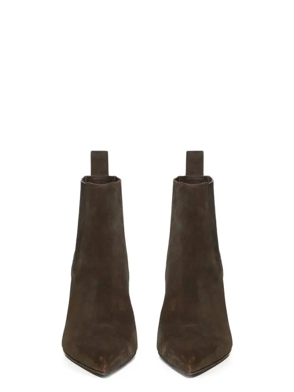 Rick Owens 80mm Sculptural Heel Ankle Boots