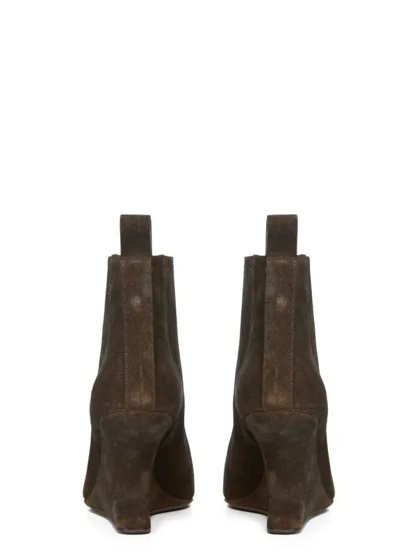 Rick Owens 80mm Sculptural Heel Ankle Boots